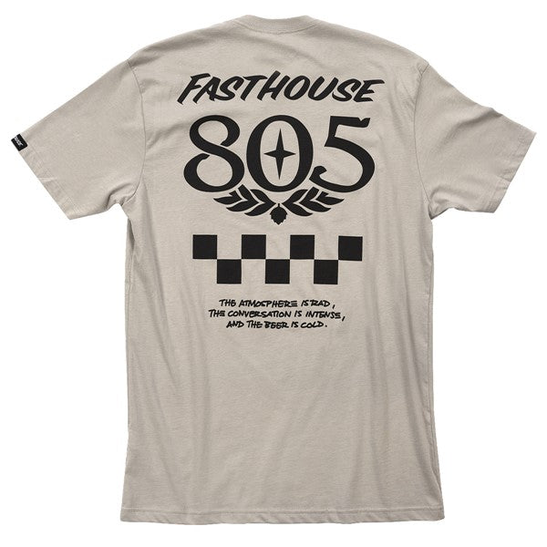 805 Atmosphere SS Tee - Light Grey – Fasthouse NZ